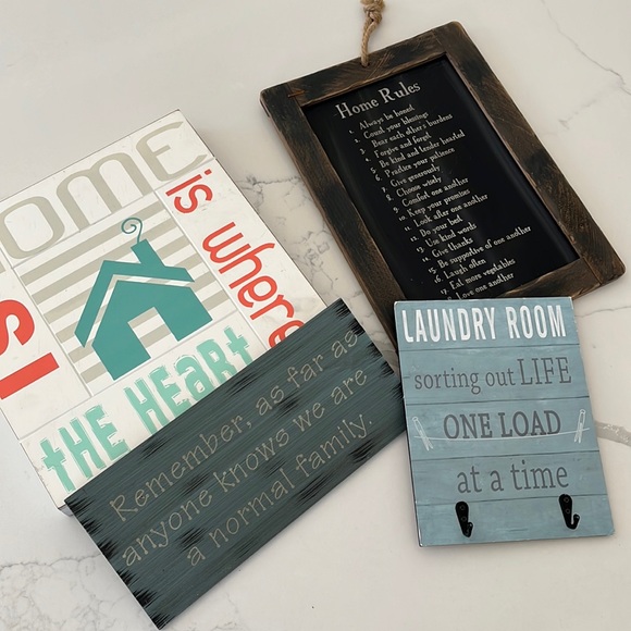 Wall Decor | Hanging Signs | Poshmark